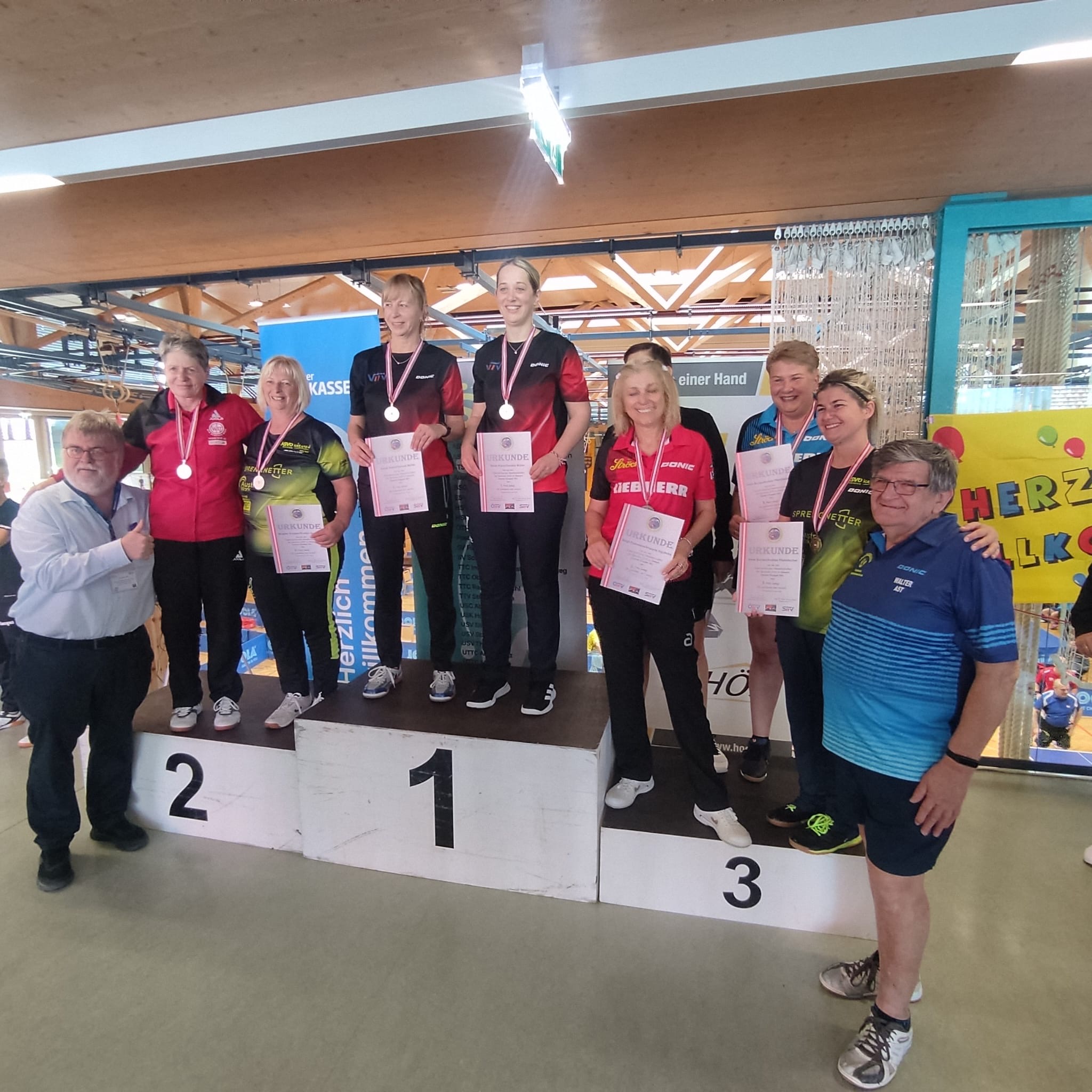 WTTV – Fünf Goldmedaillen für eine überragende Renate Burg bei den ÖM Senioren